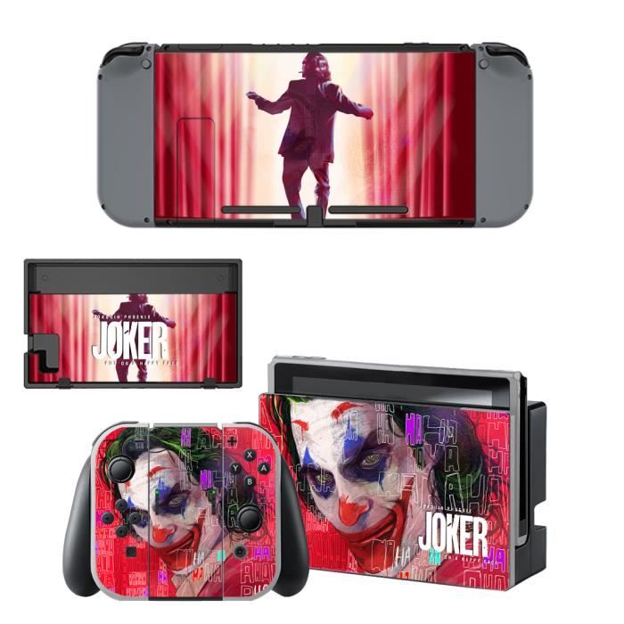 Joker Autocollant de protection peau Sticker Skin pour Console Nintendo ...