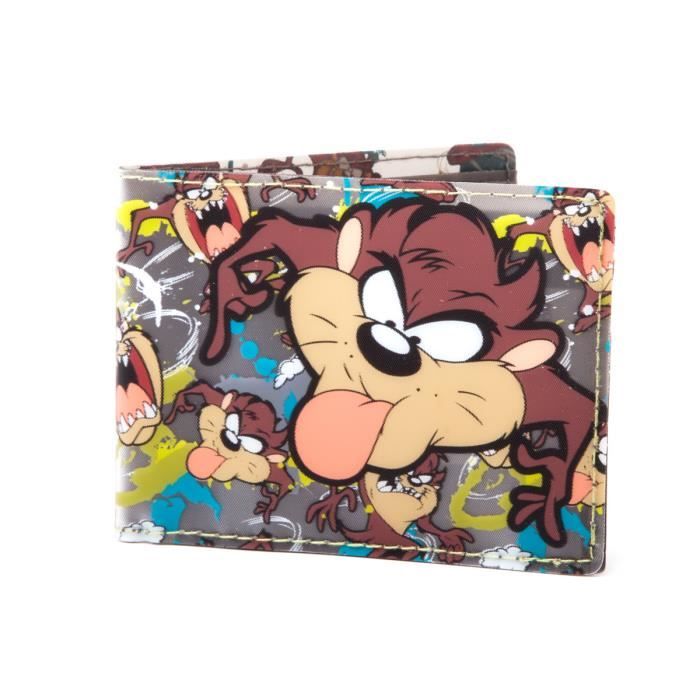 Porte Feuille Taz Collage - Cdiscount Bagagerie - Maroquinerie