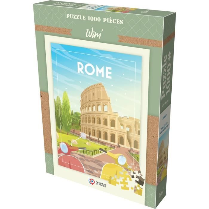 Puzzle Rome Wim' 1000 Pieces, Pwrom[u5161] - Cdiscount Jeux - Jouets