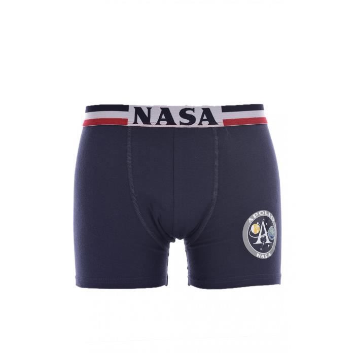 Boxer Stretch à Ceinture Logo - Nasa - Bleu Bleu - Cdiscount Prêt-à-Porter