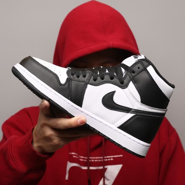 Baskets Air-Jordan 1 Retro High OG 555088-010 Homme Chaussures ...