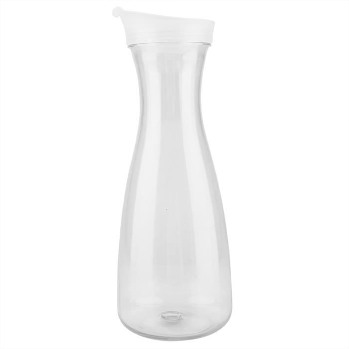 Bouteille à jus - QIILU - 1600 ml - Acrylique transparent - Couvercle ...