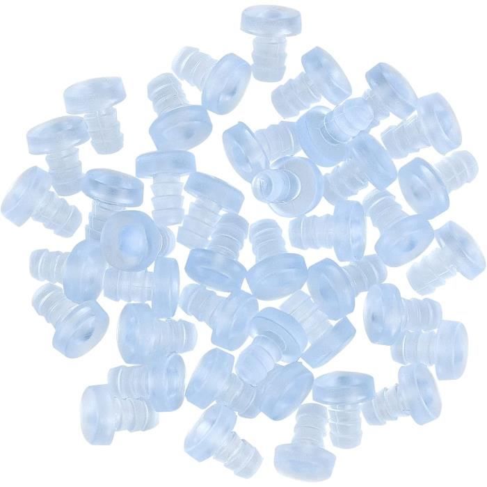 40 Pcs Butoir Porte Mural En Silicone Tampon De Porte Caoutchouc Pieds