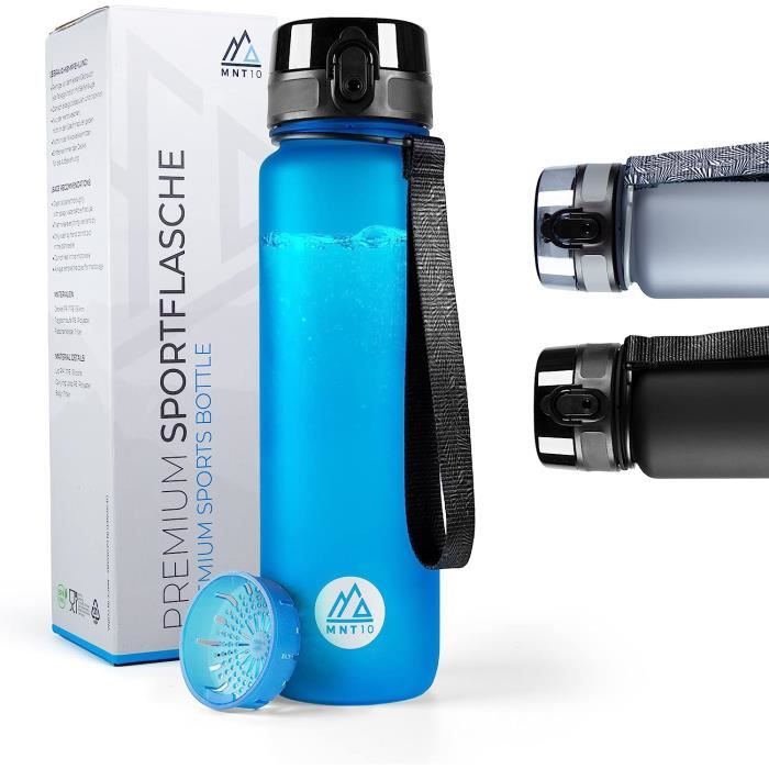 Gourde Sport En Tritan I Bouchon Étanche I Bouteille Durable Pour Sport ...