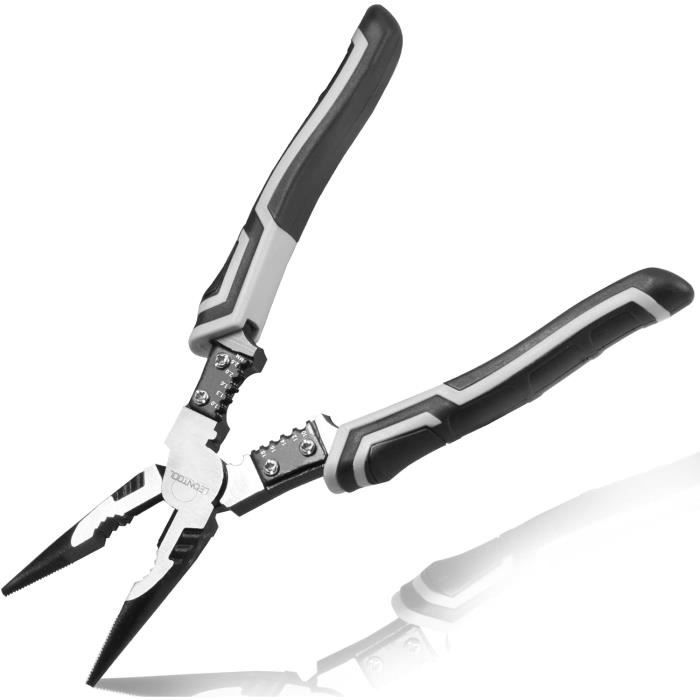 Pince À Long Bec De 22,9 Cm Avec Pince À Dénuder, Pince À Sertir ...
