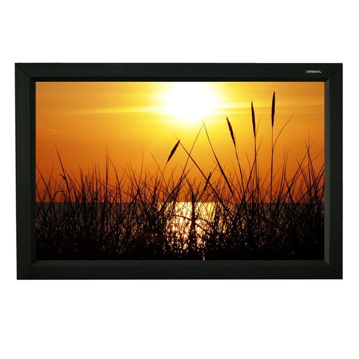 Ecran de projection - CELEXON - Cadre Home Cinéma - 160 x 90 cm - Blanc ...