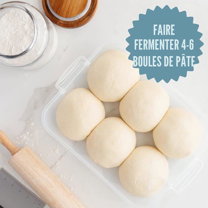 Boîtes De Fermentation Pour Pizza Et Pain - Bac À Pâtons Empilables ...