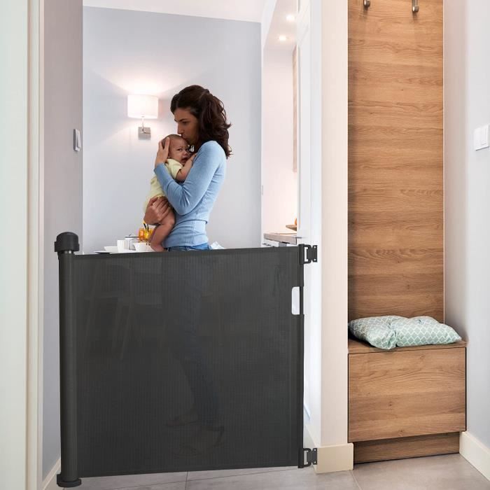 Barrière de sécurité - NAIZY - Extensible et Enroulable - 0 à 150 cm ...