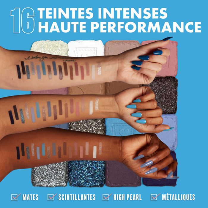 NYX Professional Makeup ULTIMATE SHADOW PALETTE Palette fards à ...