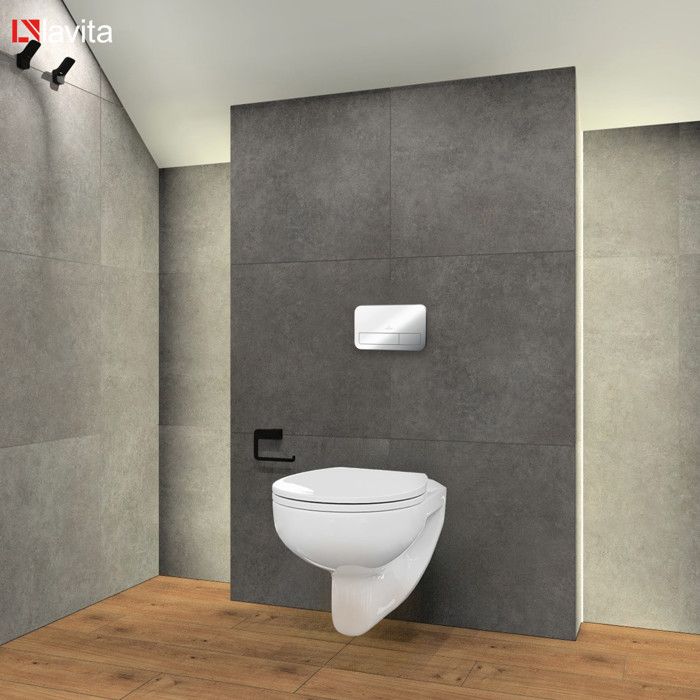 ViConnect H112 WC encastré avec panneau de commande + WC suspendu ...