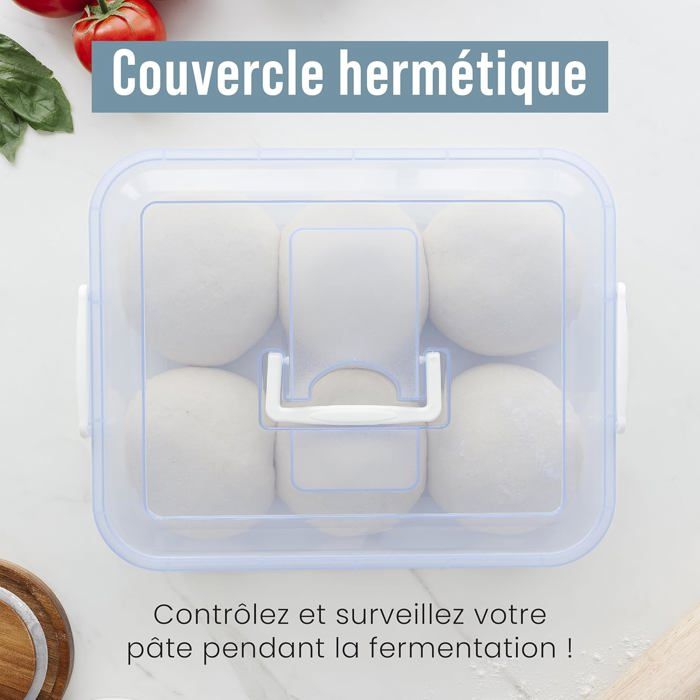 Boîtes De Fermentation Pour Pizza Et Pain - Bac À Pâtons Empilables ...