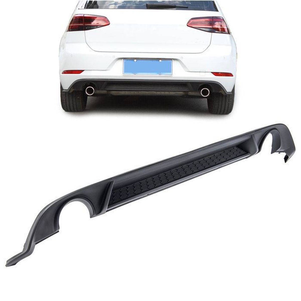 Diffuseur Arriere Look Golf 7 Gti Pour Vw Golf 7 Standard Phase 2 A