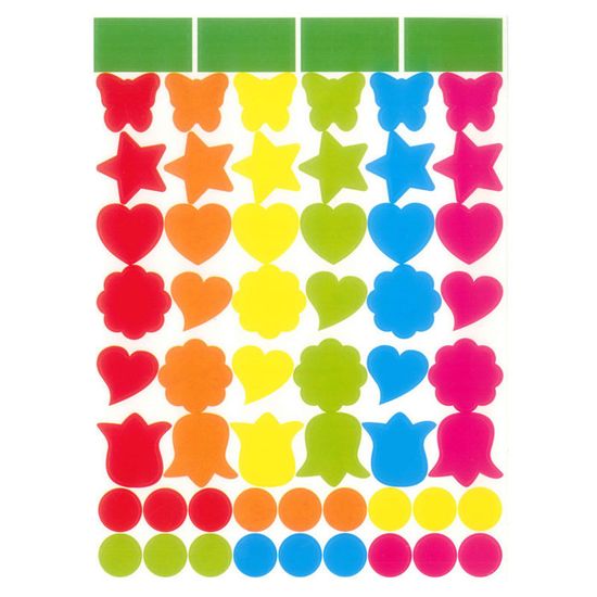 Gommettes - Non spécifié - 140 pièces - Formes variées - Couleurs ...