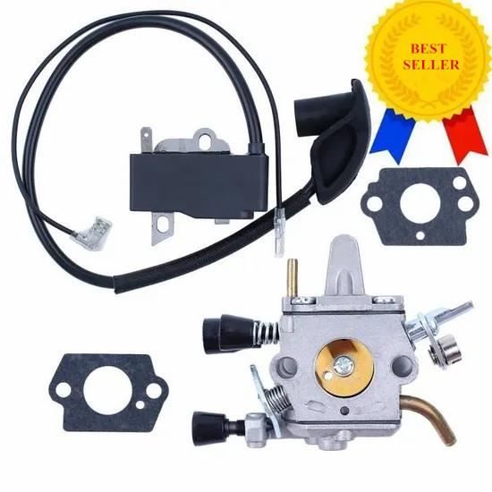 Carburateur Module de bobine d'allumage Kit Pour Stihl FS300 FS350 FS120 FS200 FS250 FS250 R ...