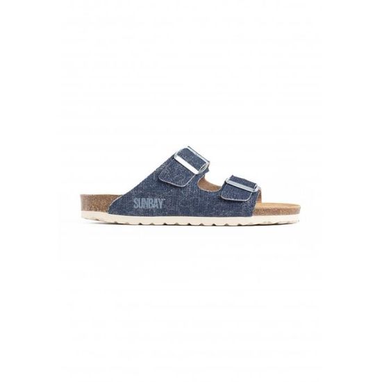 SUNBAY Mules à deux brides CALEN Bleu - Femme Bleu - Cdiscount Chaussures