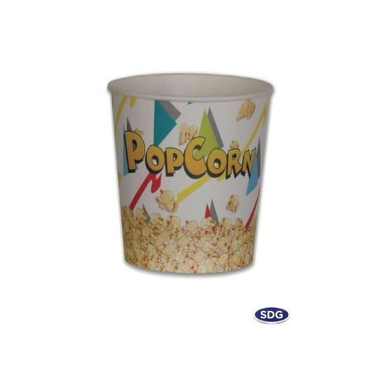 Pot Pop-Corn en Carton 5580 ml - Lot de 120 - SDG - Cdiscount Maison
