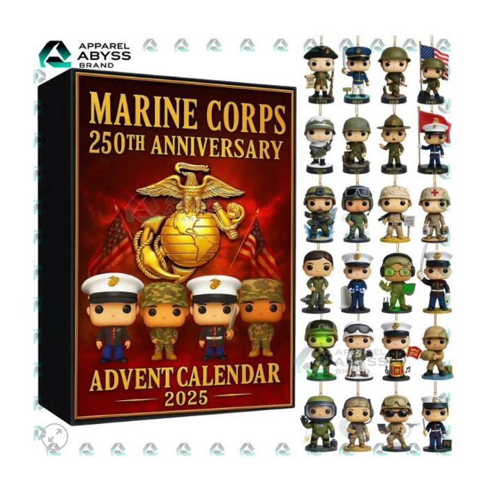2025 Calendrier de l'Avent Corps des Marine: ,24 Jours Compte à Rebours ...