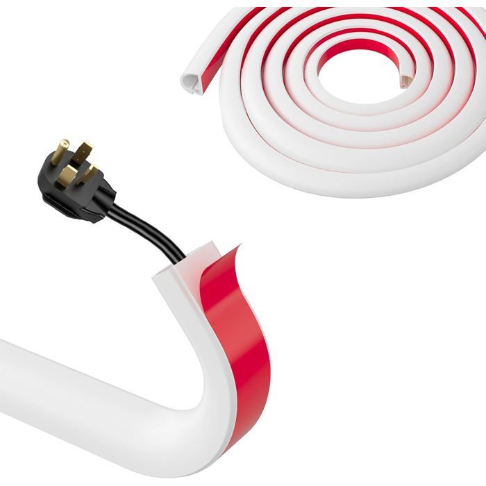 Goulotte Passe Cable Blanc 4M Auto adhésif Petit Canal de Câble ...