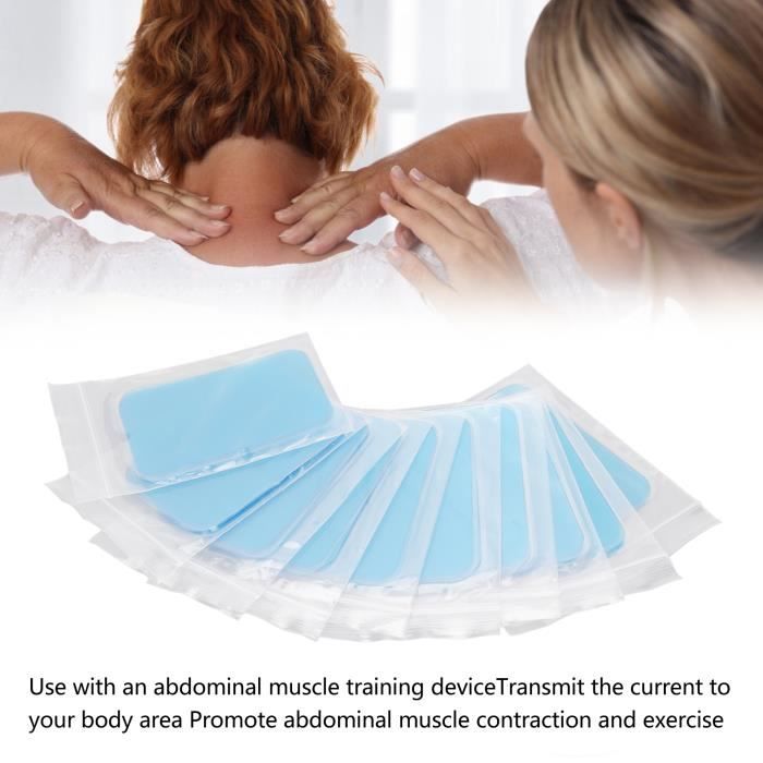 Coussin De Gel Abdominal 20Pcs Abs Stimulator Training Gel Sheet Pads ...