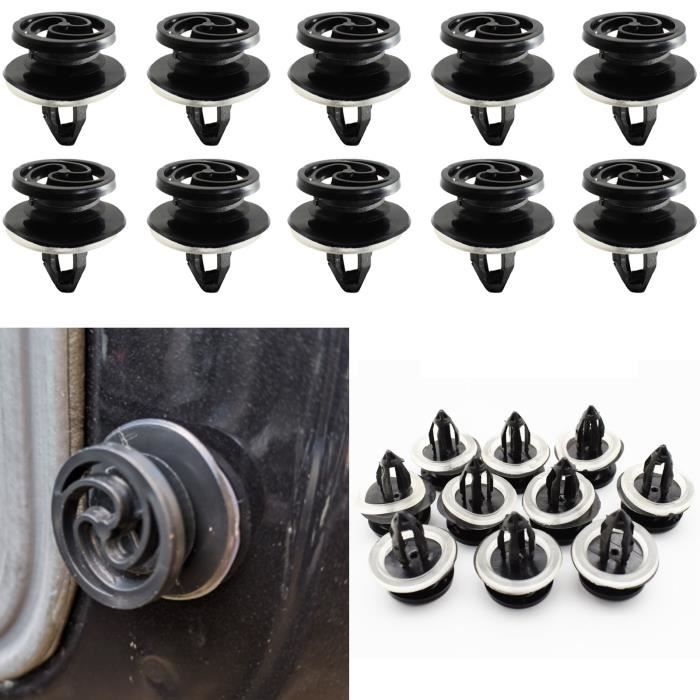 10 pièces Clips de fixation pour garniture de panneau de porte de ...