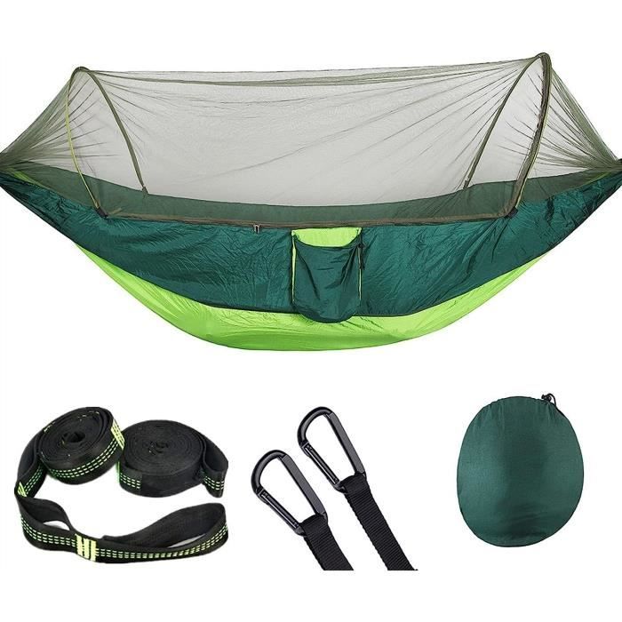 Hamac Hamac De Camping Avec Moustiquaire Filet Pop-Up Light Portable ...
