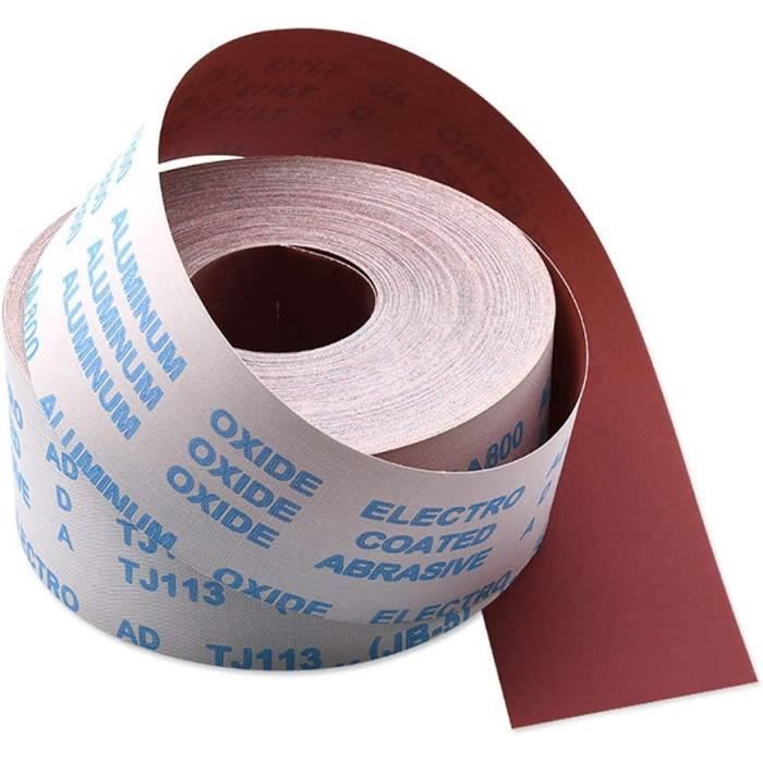 Rouleau De Tissu Émeri Grain 400, Rouleau De Papier Abrasif, Rouleau De ...