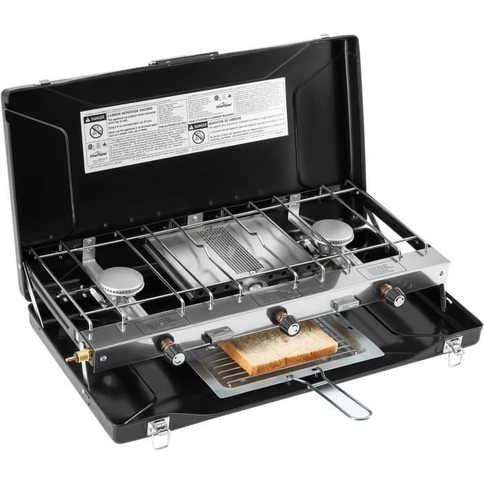 Réchaud au propane 3 brûleurs 20 400 BTU réchaud à gaz portable avec ...