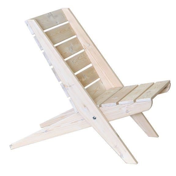 Granny Chair Pin / Blanc, Huilé + Montage - Cdiscount Jardin