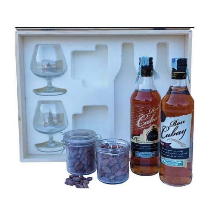 DIGESTIF-EAU DE VIE CUBAY PACK CUBAY 10 ANS 70 CL, CUBAY ANEJO 70 CL ET ...