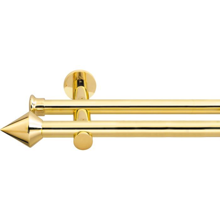 Tringle double en kit D20 modèle Caceres - Doré - 1m50 - Cdiscount Maison