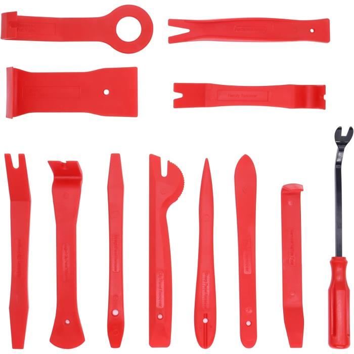 Kit D'Outils De Démontage De Voiture - 12 Pièces - Kit De Démontage De ...