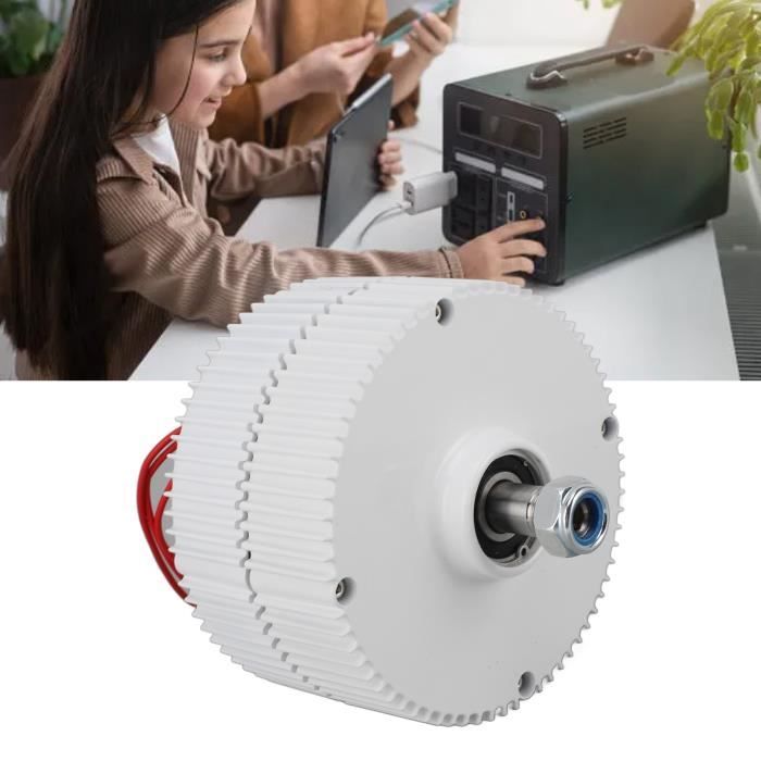 Générateur à aimant permanent Moteur synchrone à aimant permanent, double arbre, alternateur ...