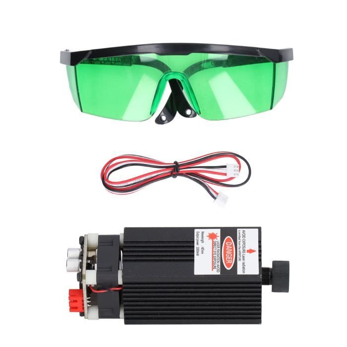 Duokon Kit de tête laser 405nm 1W Laser Module CNC Gravure Machine De ... Duokon Kit de tête laser 405nm 1W Laser Module CNC Gravure Machine De ...