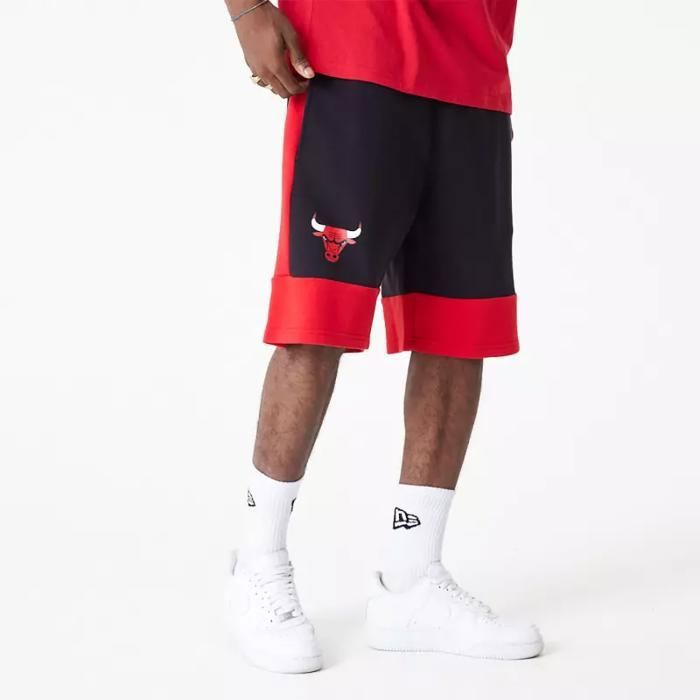 Short NBA Chicago Bulls New Era Colour Block 2 Noir -New era- Taille :M ...