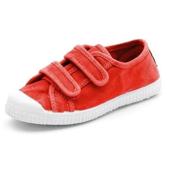Baskets femme Cienta H-70 Red/white - Cdiscount Chaussures