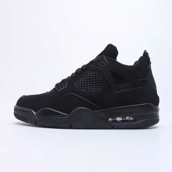 NIKKE-Airs-JordanX 4 Retro AJ4 de Pas Cher noir Noir - Cdiscount Chaussures