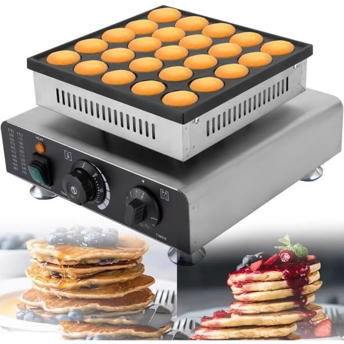 Machine À Crêpes Hollandaise Commerciale 850 W-1700 W Antiadhésive Électrique Hollandaise Mini ...