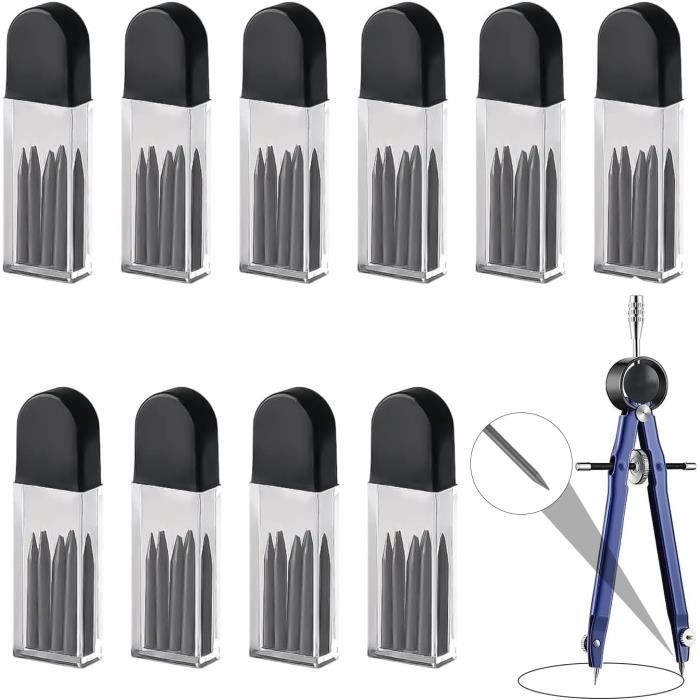 100 Pièces Mine de Compas, Recharge Boussole Mines de Rechange,2mm ...