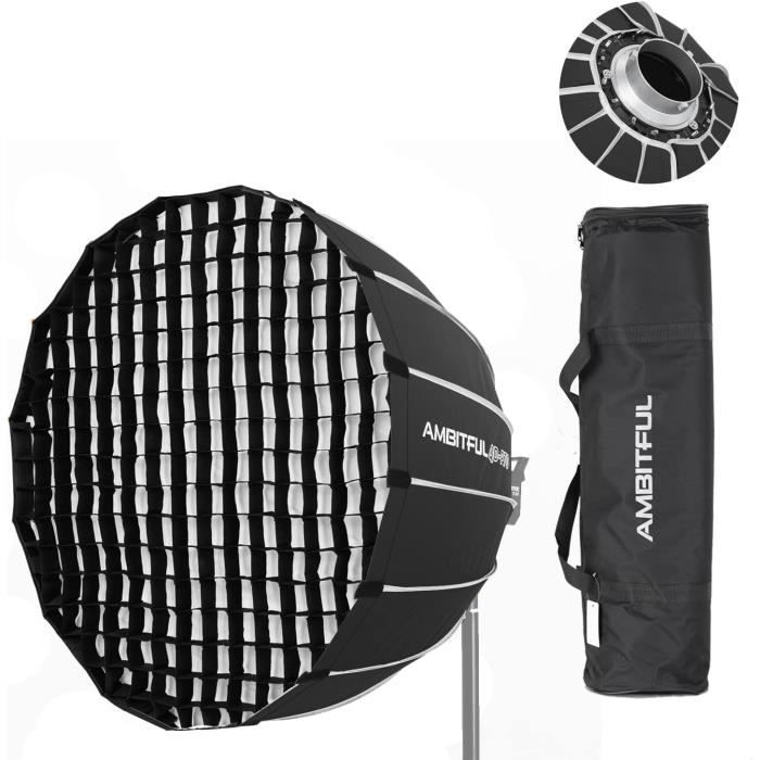 AMBITFUL QD-P70 Boîte à lère parabolique à libération rapide et grille ...