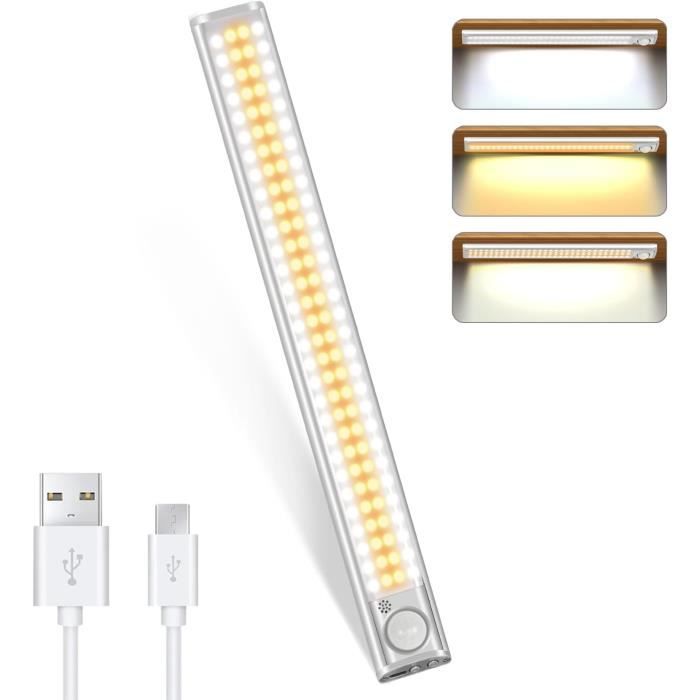 DFGOTOP Reglette 120 Led Cuisine Rechargeable USB, 30CM Lampe de ...