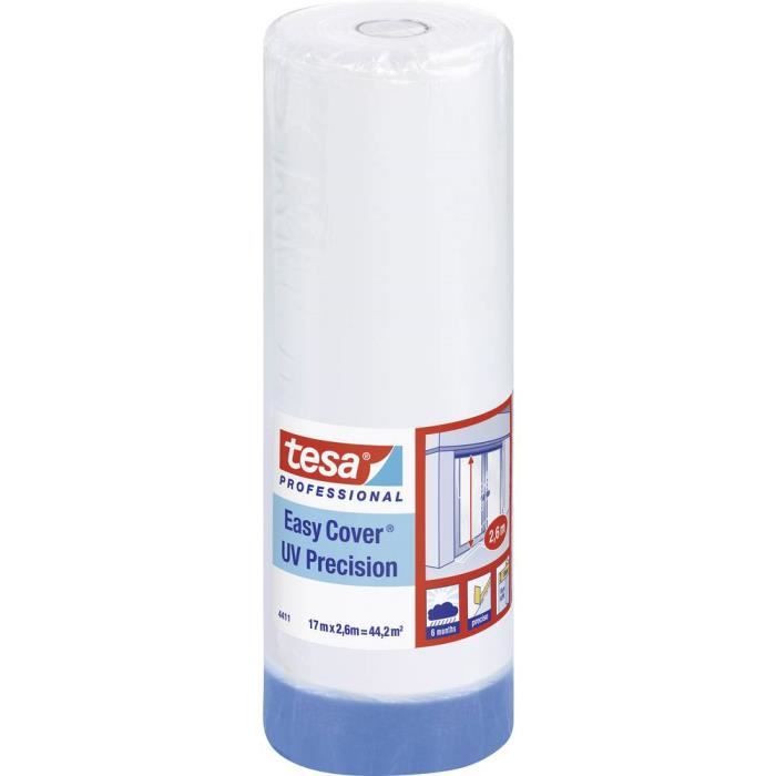 Film de masquage tesa Easy Cover® bleu - TESA - 17 m x 2.6 m ...