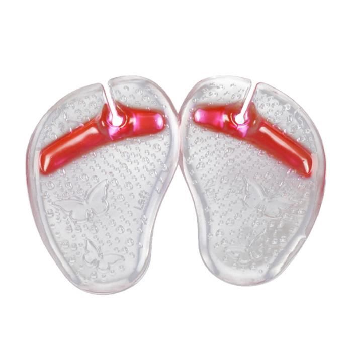 GEL Flip-flops Coussinets d'avant-pied Motif de papillon Clip ...