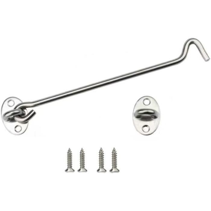 Crochet Fermeture Porte Crochet Cabine Inox Verrous Et Boulons Pour ...