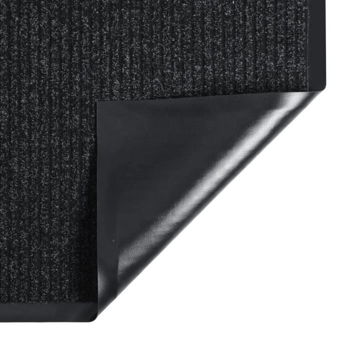HUA - Paillassons - Paillasson rayé Anthracite 40x60 cm - YOSOO ...