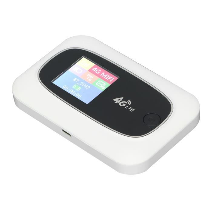 Routeur de voyage sans fil Routeur de voyage WiFi 4G Hotspot, écran d ...