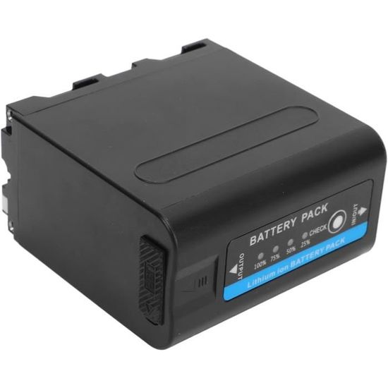 Batterie NP F980 7200 MAh Type C USB pour Caméscope à Charge Rapide ...