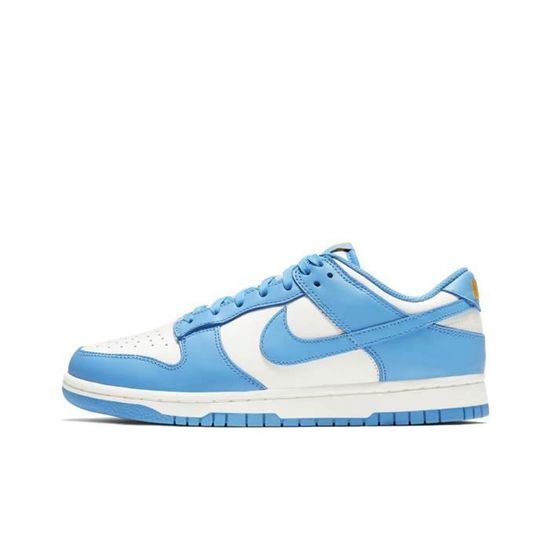 Nike Dunk Low Coast North Carolina blue Blanc - Cdiscount Chaussures