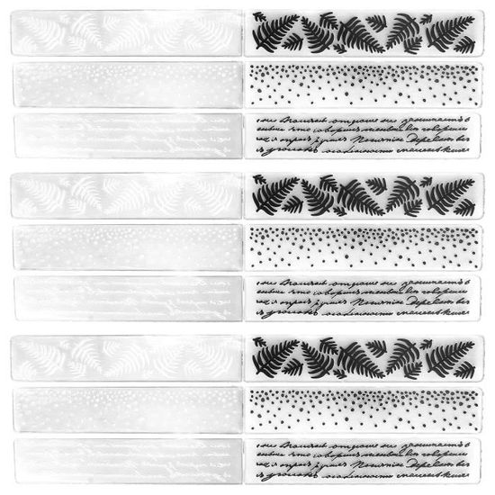 JIA Dossier de gaufrage bricolage, dossiers de gaufrage en plastique, 9 dossiers de gaufrage ...