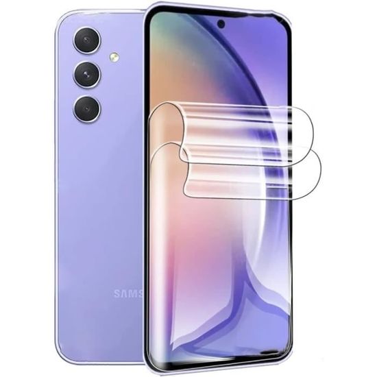 2 Pièces Film Hydrogel Pour Samsung Galaxy A54 5G (6.4 Inch), Protection D'Écran Clear Hd Film ...