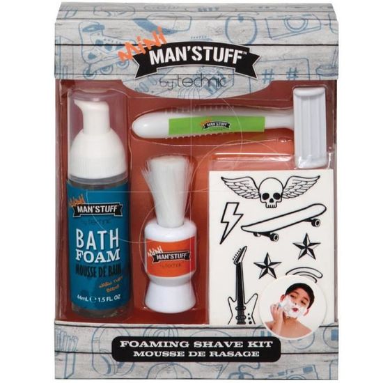 Technic - Mini man'stuff - Kit de rasage pour petit garçon - Cdiscount ...